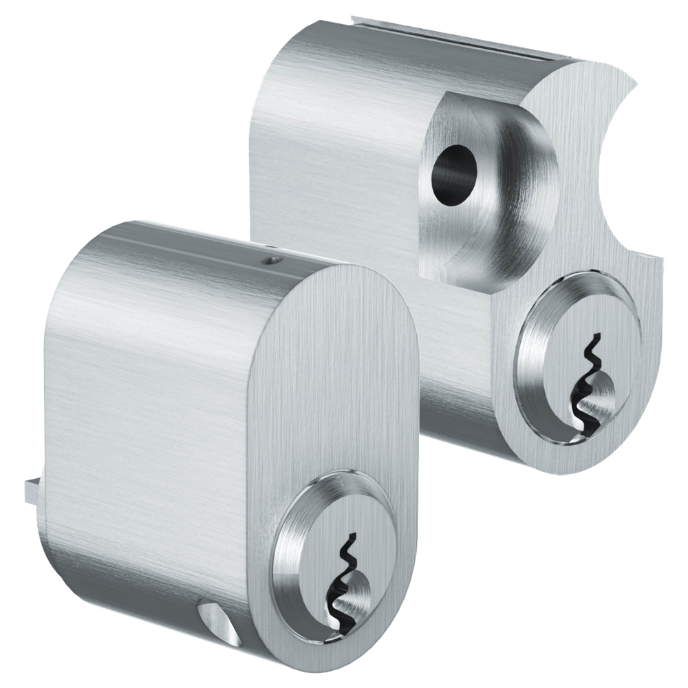 EVVA EPSnp SKA SKI Scandinavian Oval Cylinder Keyed Alike Pair Keyed T