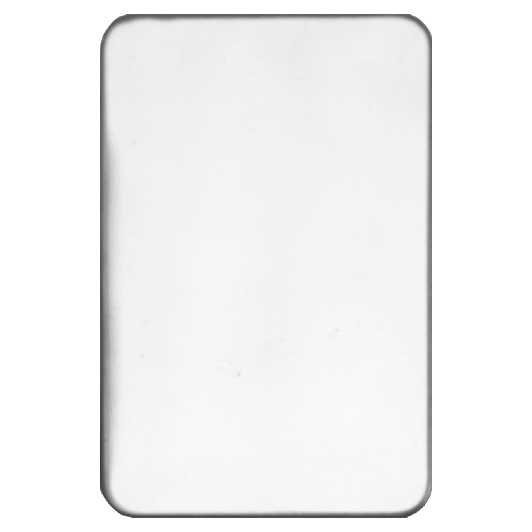 ASEC Self Adhesive 45mm x 70mm Blank Escutcheon