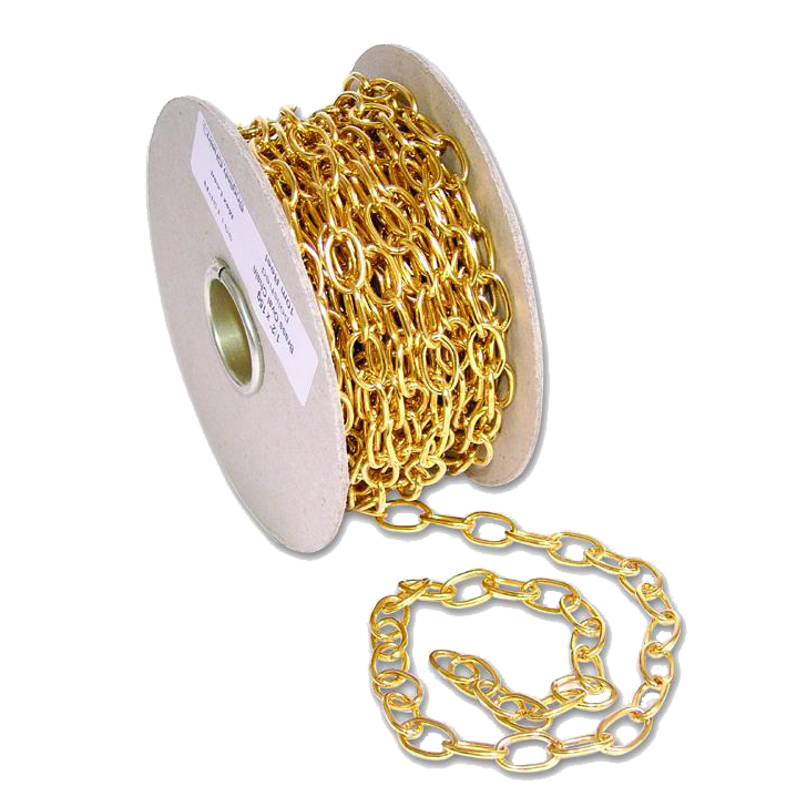 ENGLISH CHAIN 331 Brass Oval Chain