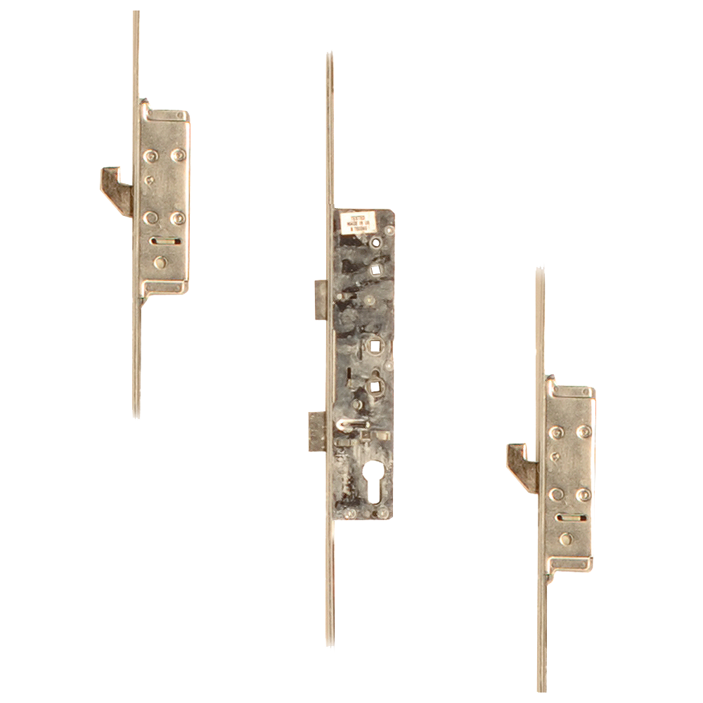 LOCKMASTER Lever Operated Latch & Deadbolt Twin Spindle - 2 Hook