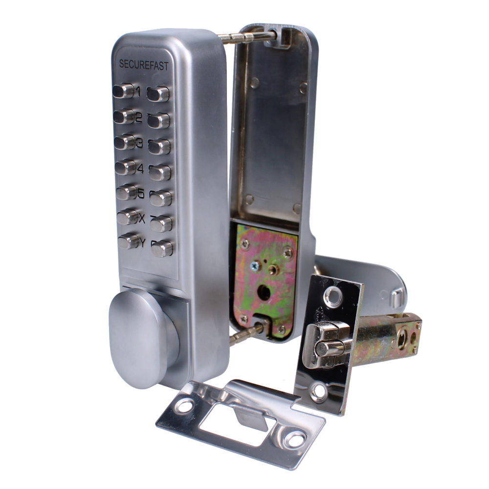 SECUREFAST SBL320 Easy Change Digital Lock with Tubular Latch & Holdba