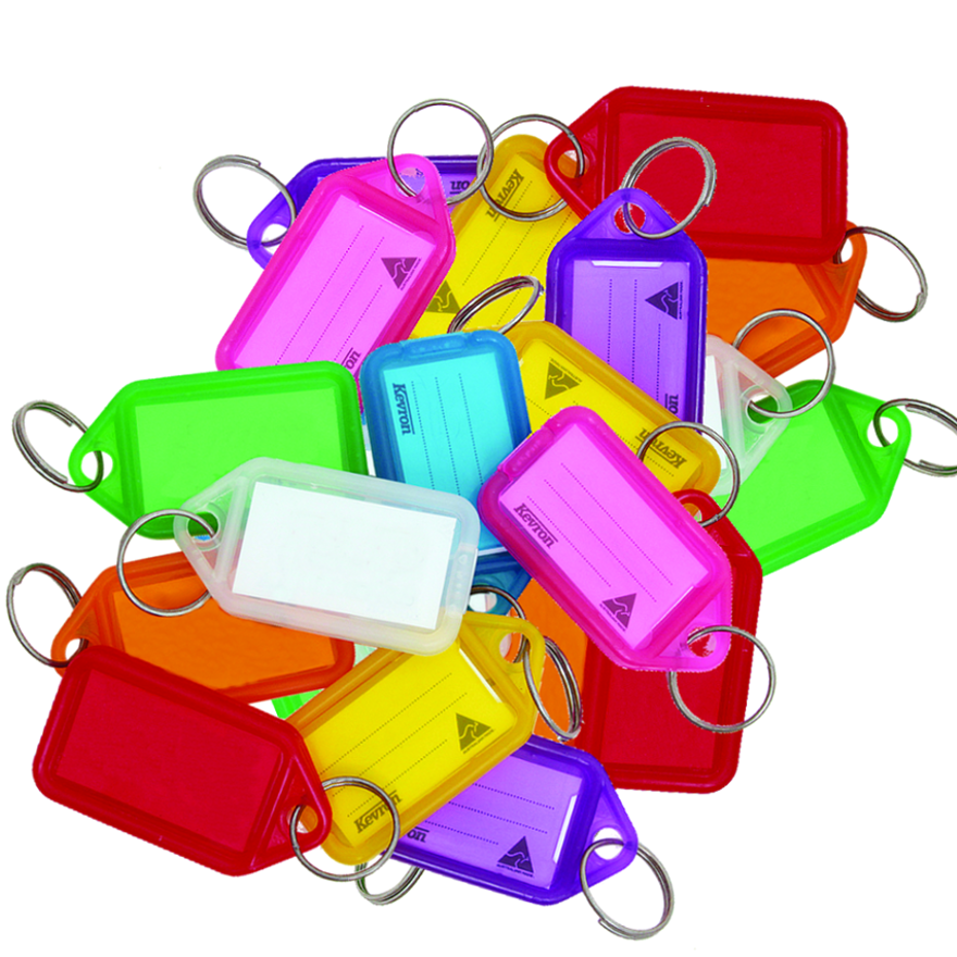 KEVRON ID30 Giant Tags Bag of 25 Assorted Colours