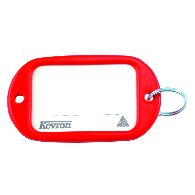 KEVRON ID10 Jumbo Key Tags Bag of 50 Assorted Colours