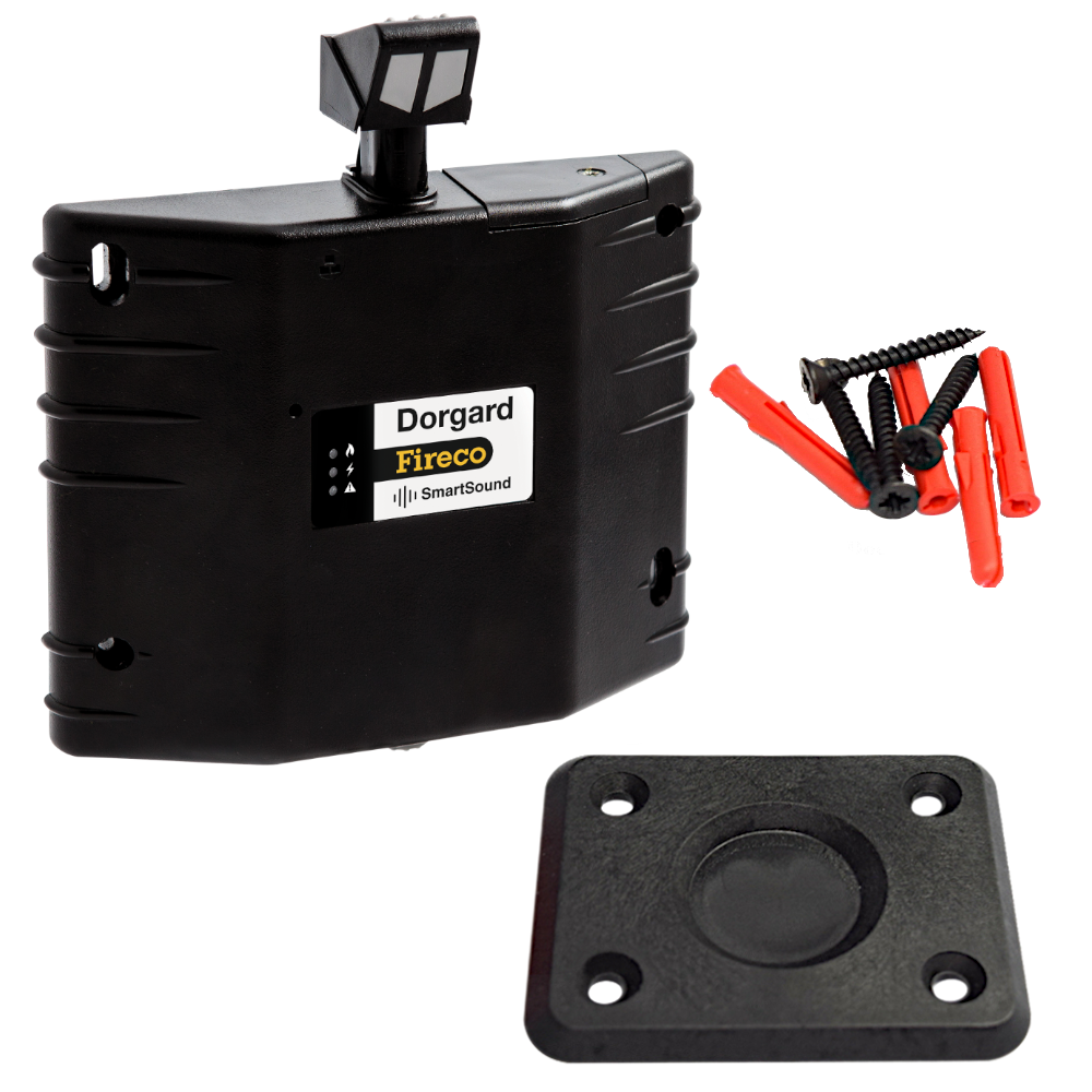FIRECO Dorgard Smartsound Door Hold Open Device C/W Standard Flat Floo
