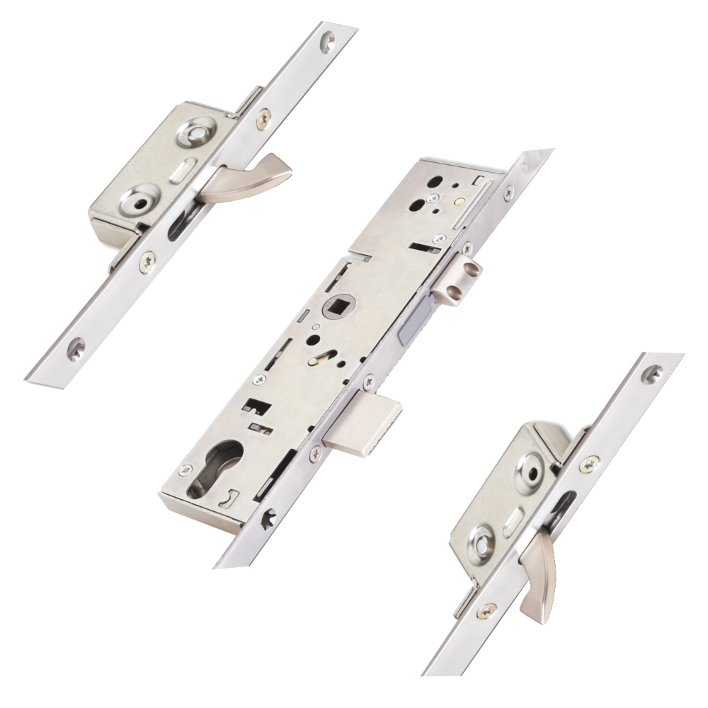 ERA 2 Small Hooks Split Spindle Latch & Deadbolt With 16mm Radius Face