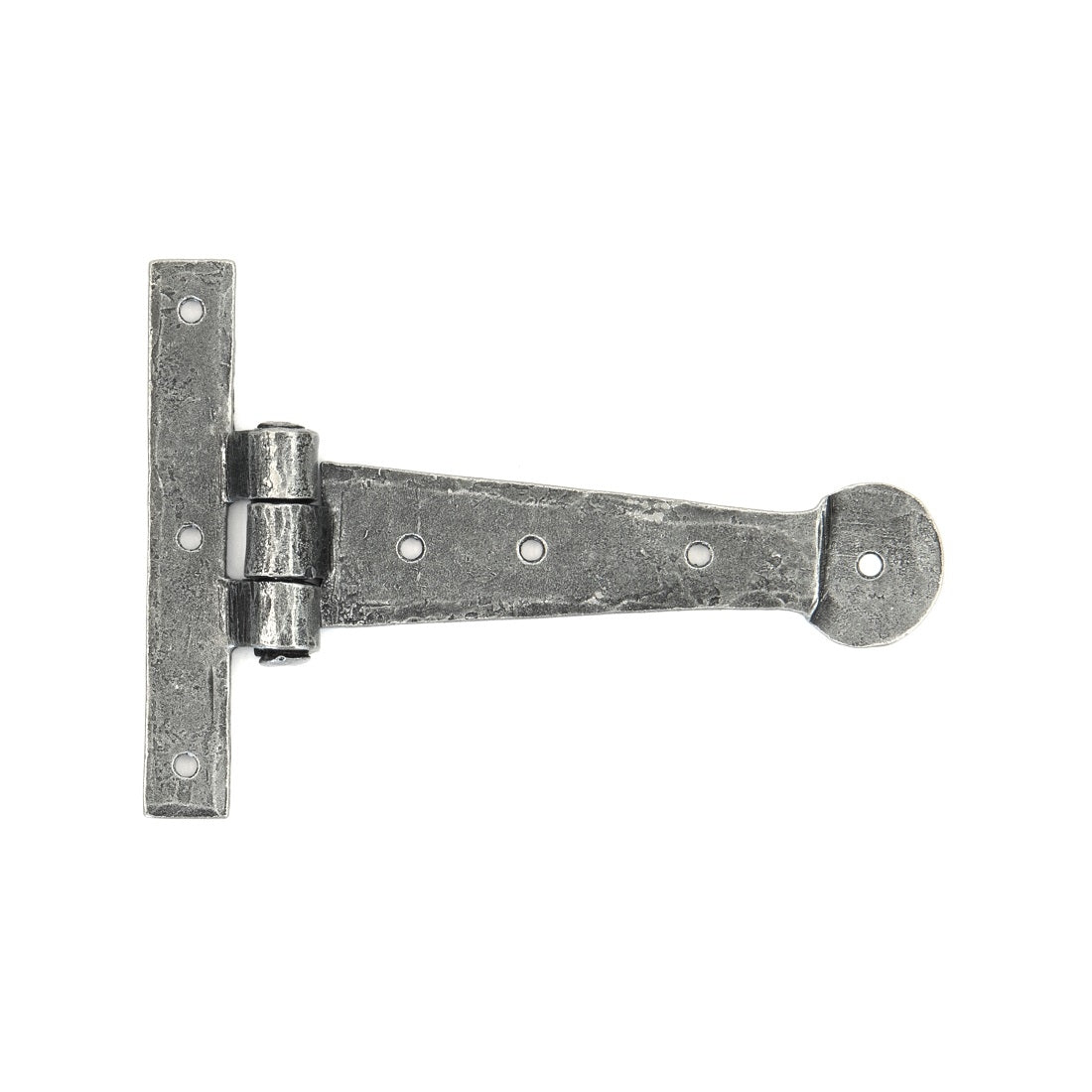 From The Anvil 'T' Shape Hinges (pair) - 6" - Pewter