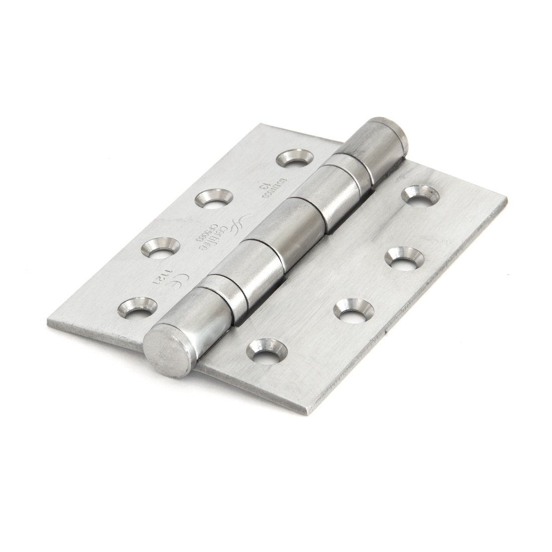 From The Anvil 4" Ball Bearing Butt Hinges (pair) - Satin Stainless St