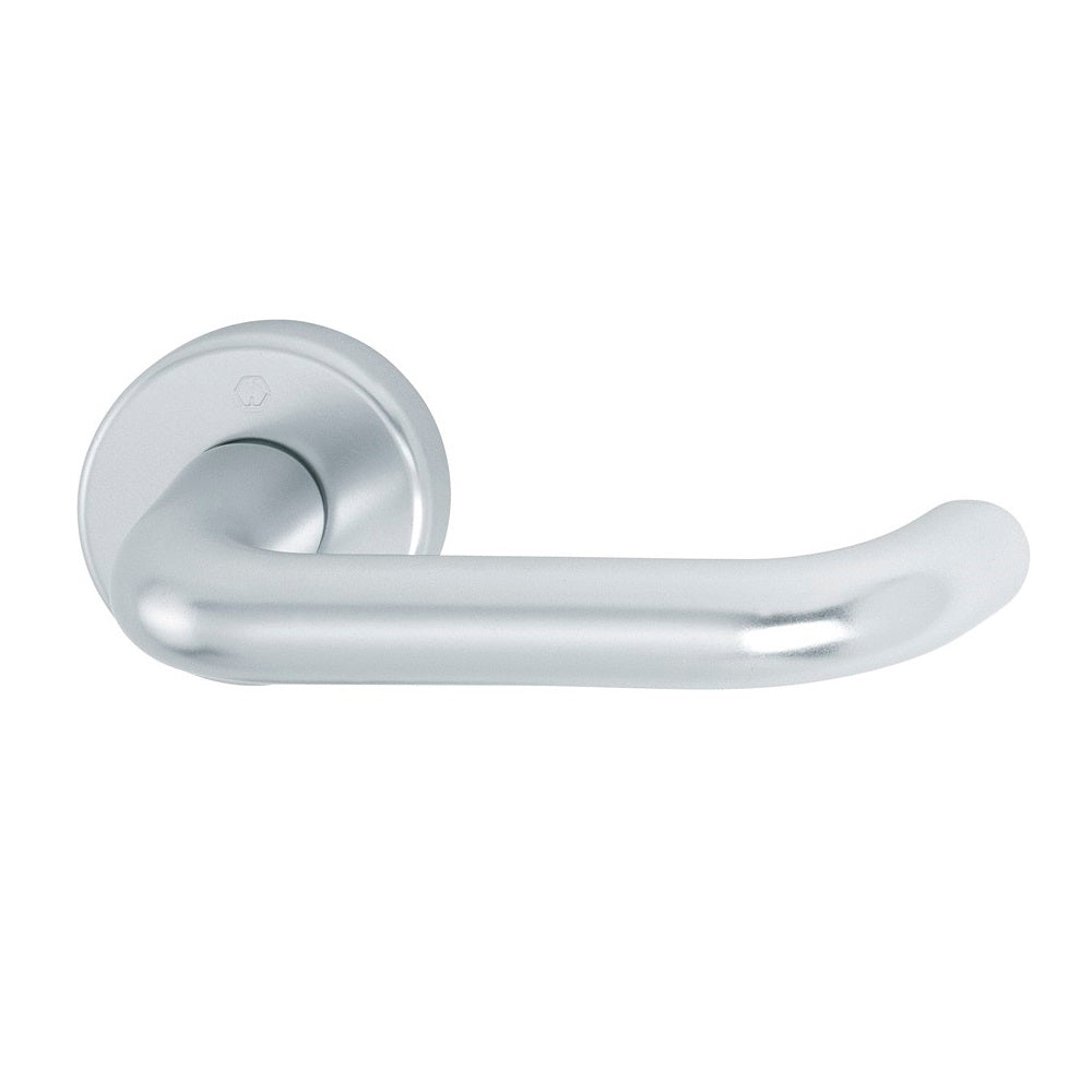 Hoppe Paris 19mmØ Return to Door Lever Handles on Sprung Round Rose - SAA