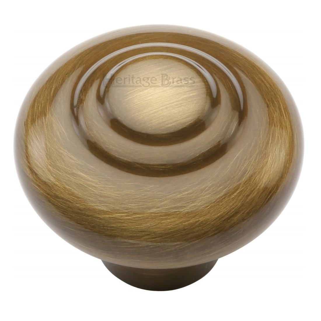 M.Marcus Ringed Cabinet Knob 38mm - Antique Brass