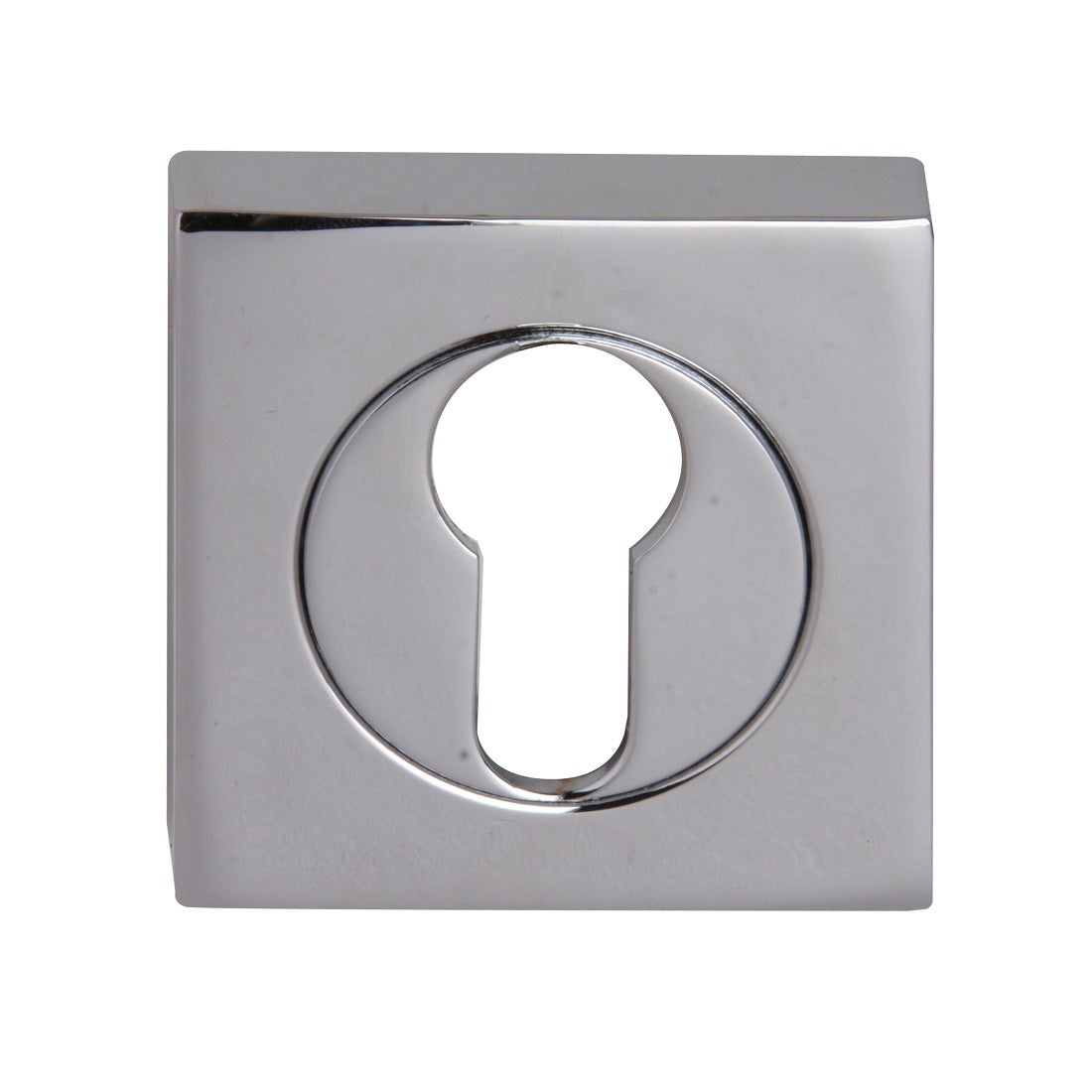 Fortessa Euro Profile Square Escutcheon (pair) - Polished Chrome