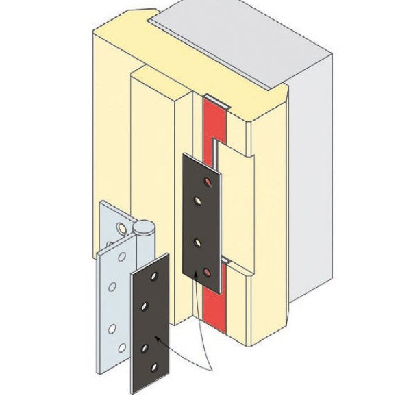 Arrone Intumescent Fire Pack for 100x75mm & 102x76mm Hinge (Suits 1.5