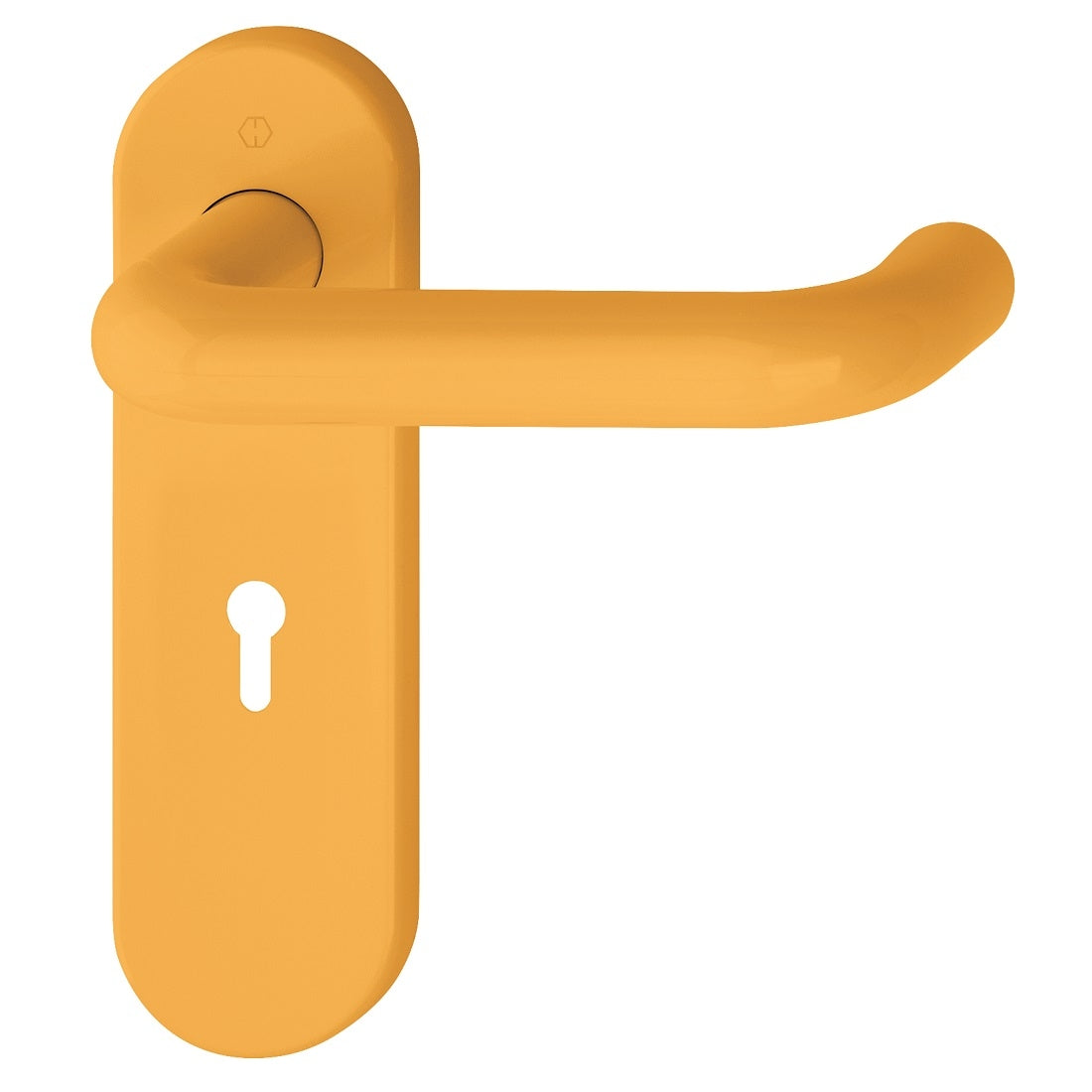 Hoppe Paris 21mmØ Return to Door Nylon Lever Handles on Lock Plate - Y