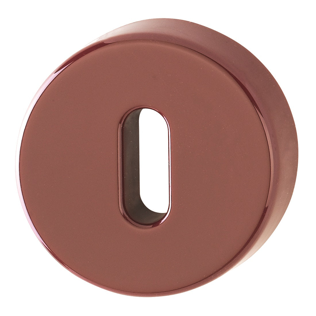 Hoppe Nylon Lever Key Escutcheon (pair) - Claret RAL3005