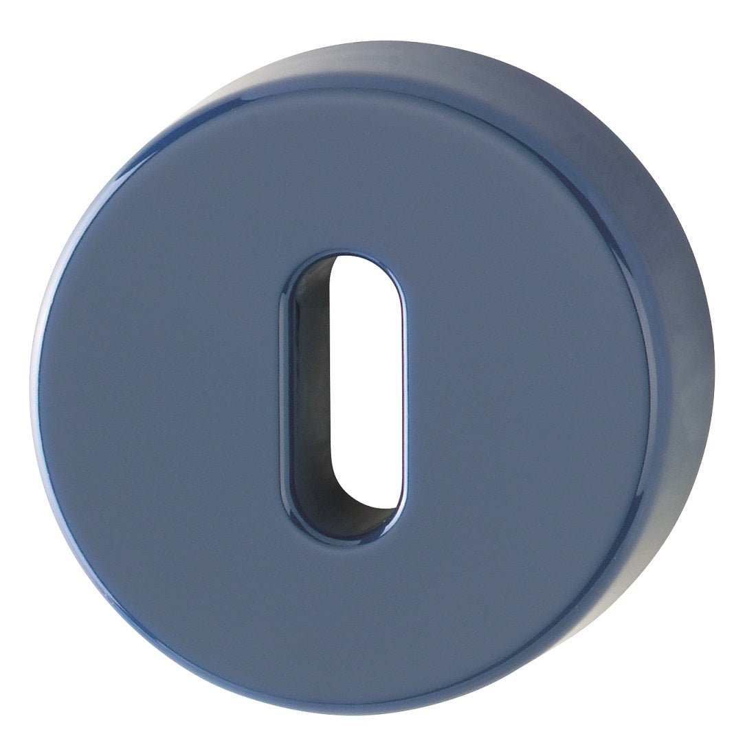 Hoppe Nylon Lever Key Escutcheon (pair) - Midnight (Dark) Blue RAL5003