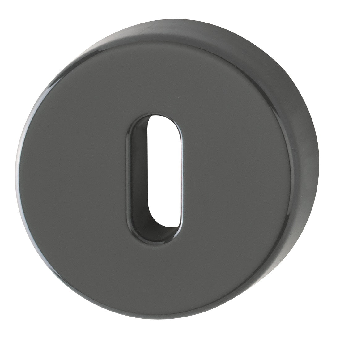 Hoppe Nylon Lever Key Escutcheon (pair) - Anthracite Grey RAL7016