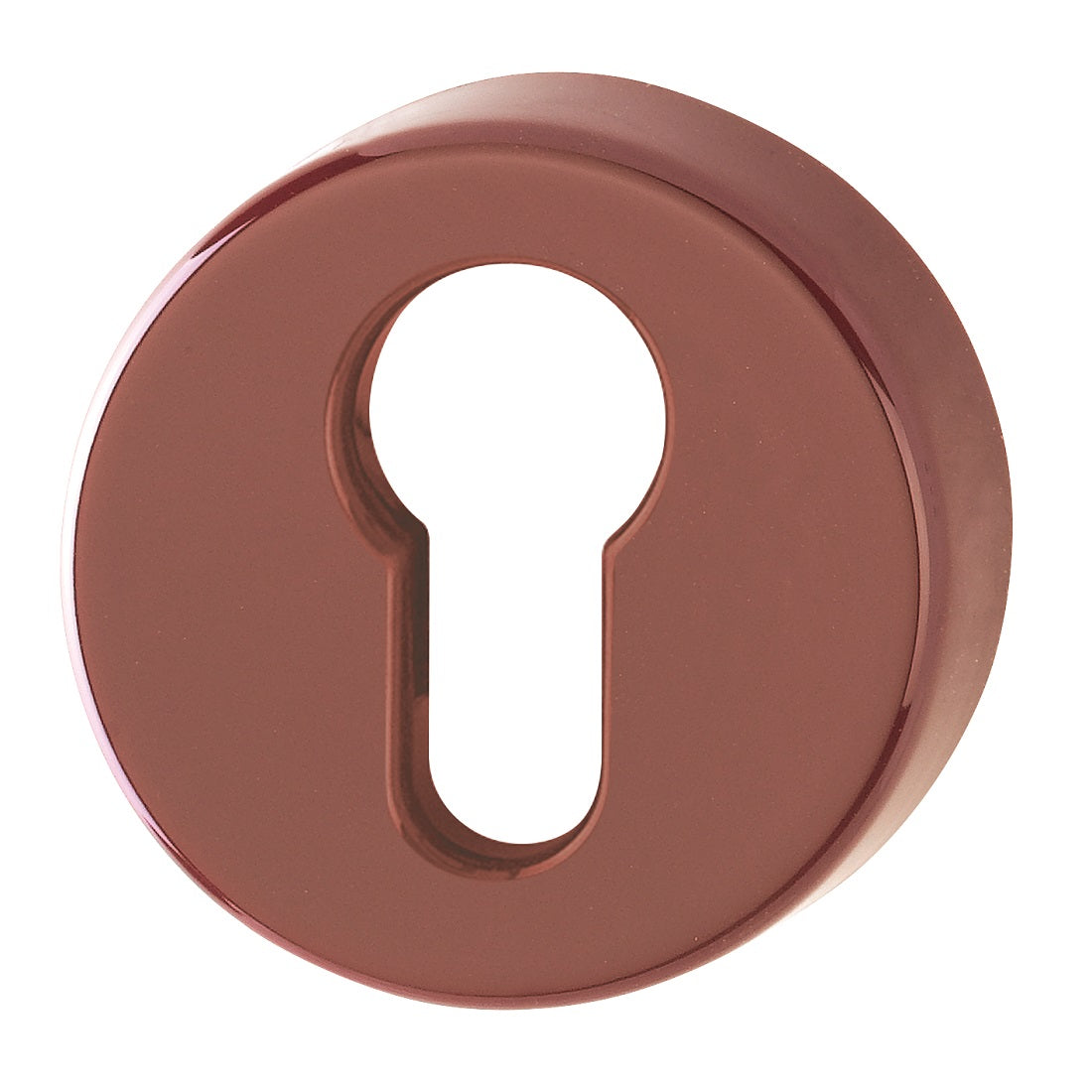 Hoppe Nylon Euro Profile Escutcheon (pair) - Claret RAL3005