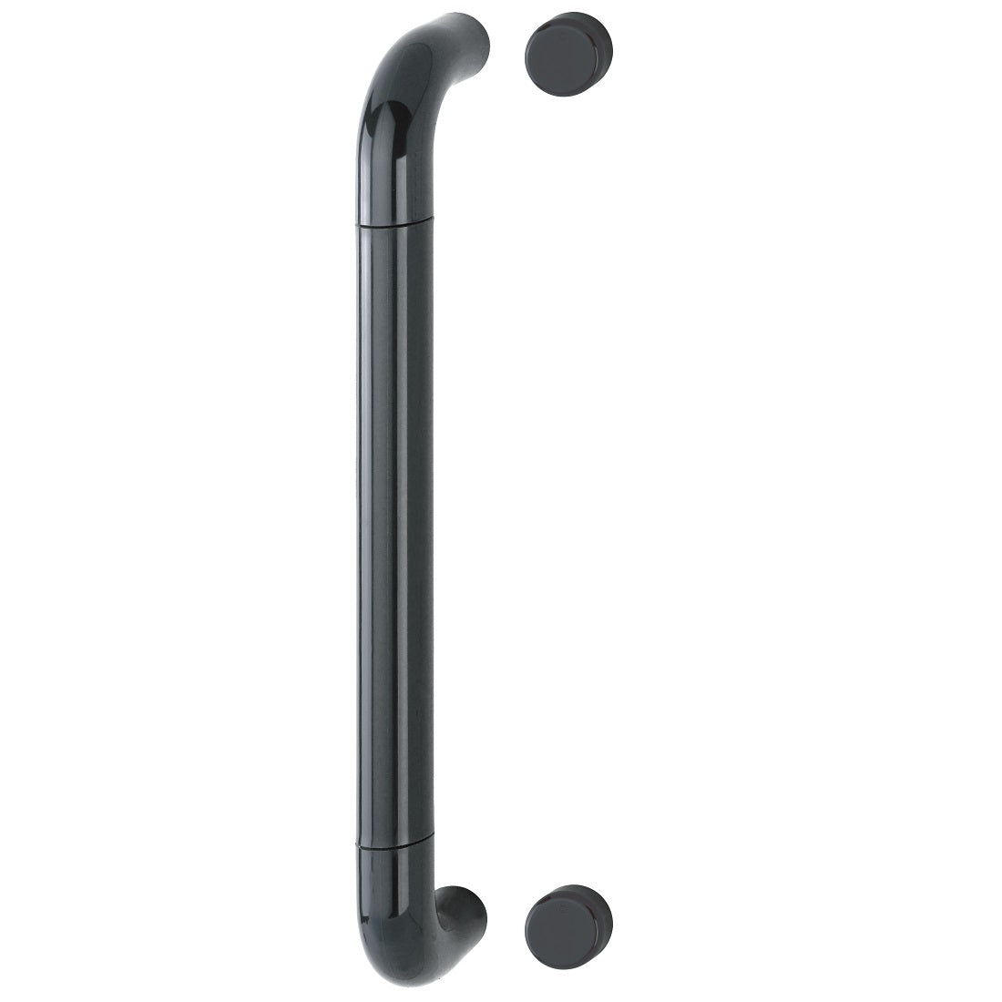 Hoppe 34mmØ Nylon 'D' Bolt Through Fixing Pull Handle 425mm - Black RA