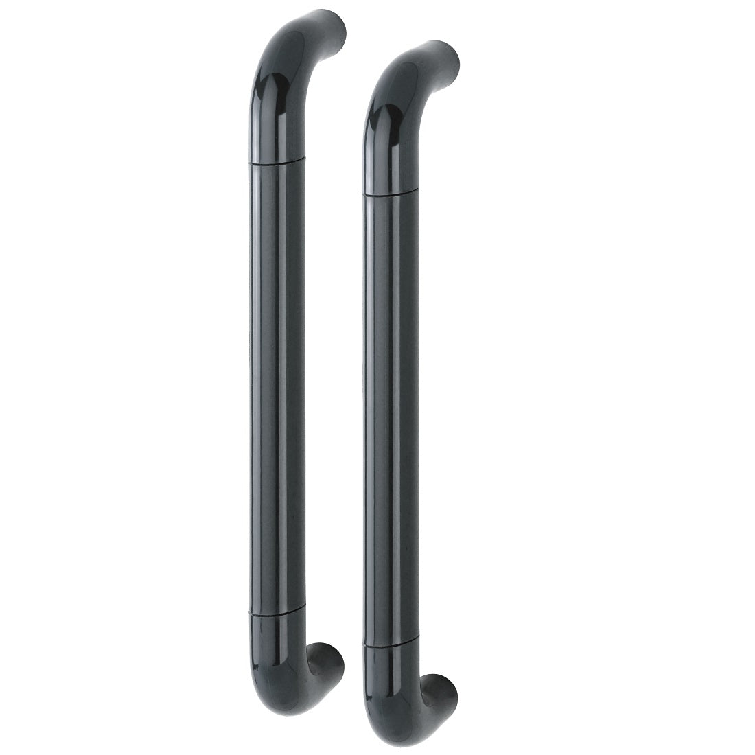 Hoppe 34mmØ Nylon 'D' Back To Back Fixing Pull Handle 425mm - Black RA
