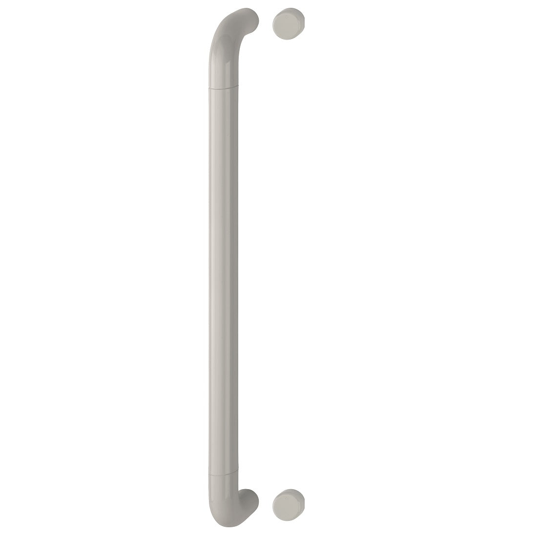 Hoppe 34mmØ Nylon 'D' Bolt Through Fixing Pull Handle 600mm - Dove Gre