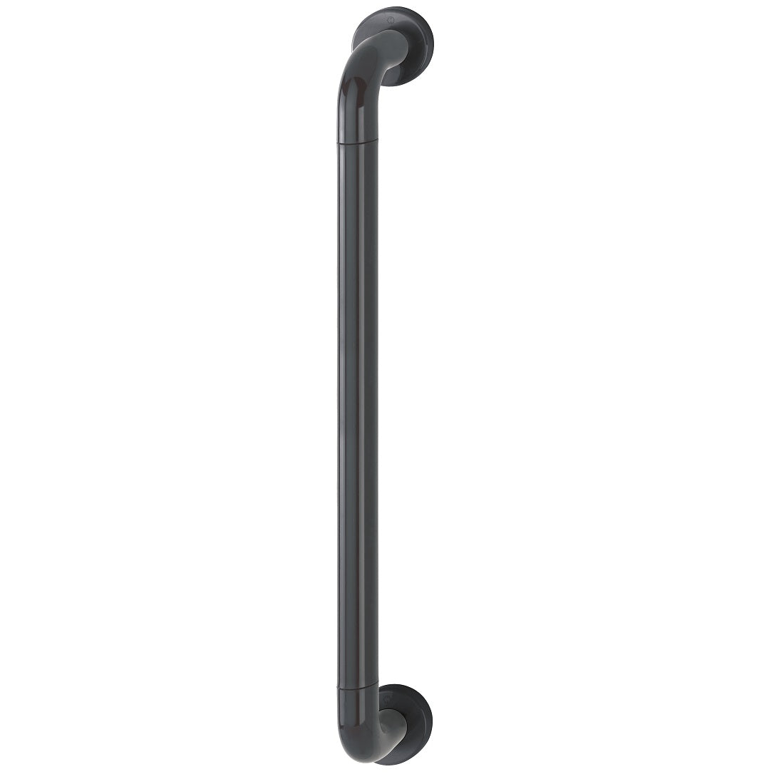 Hoppe 34mmØ Nylon 'D' Concealed Fixing Pull Handle 600mm - Black RAL90
