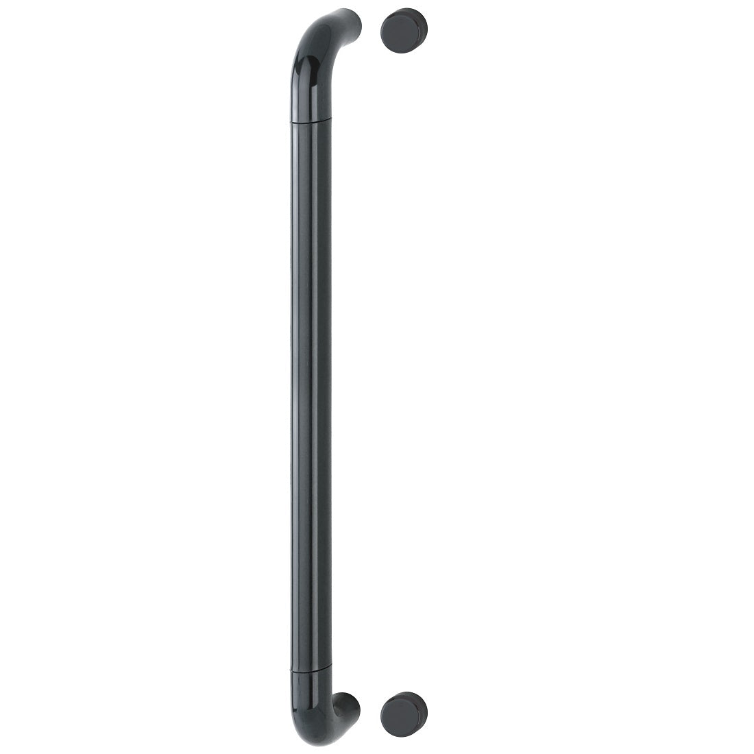 Hoppe 34mmØ Nylon 'D' Bolt Through Fixing Pull Handle 600mm - Black RA