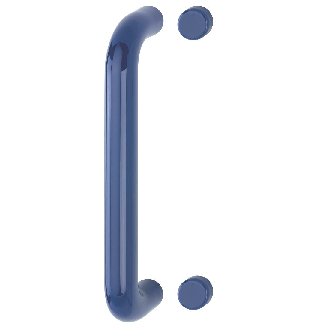Hoppe 34mmØ Nylon 'D' Bolt Through Fixing Pull Handle 300mm - Cobalt B