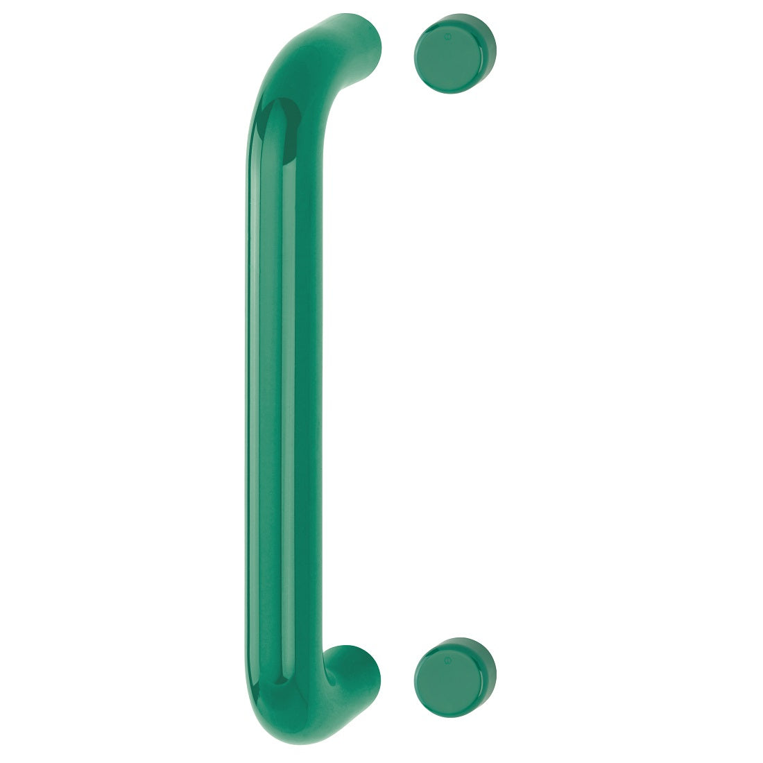 Hoppe 34mmØ Nylon 'D' Bolt Through Fixing Pull Handle 300mm - Green RA