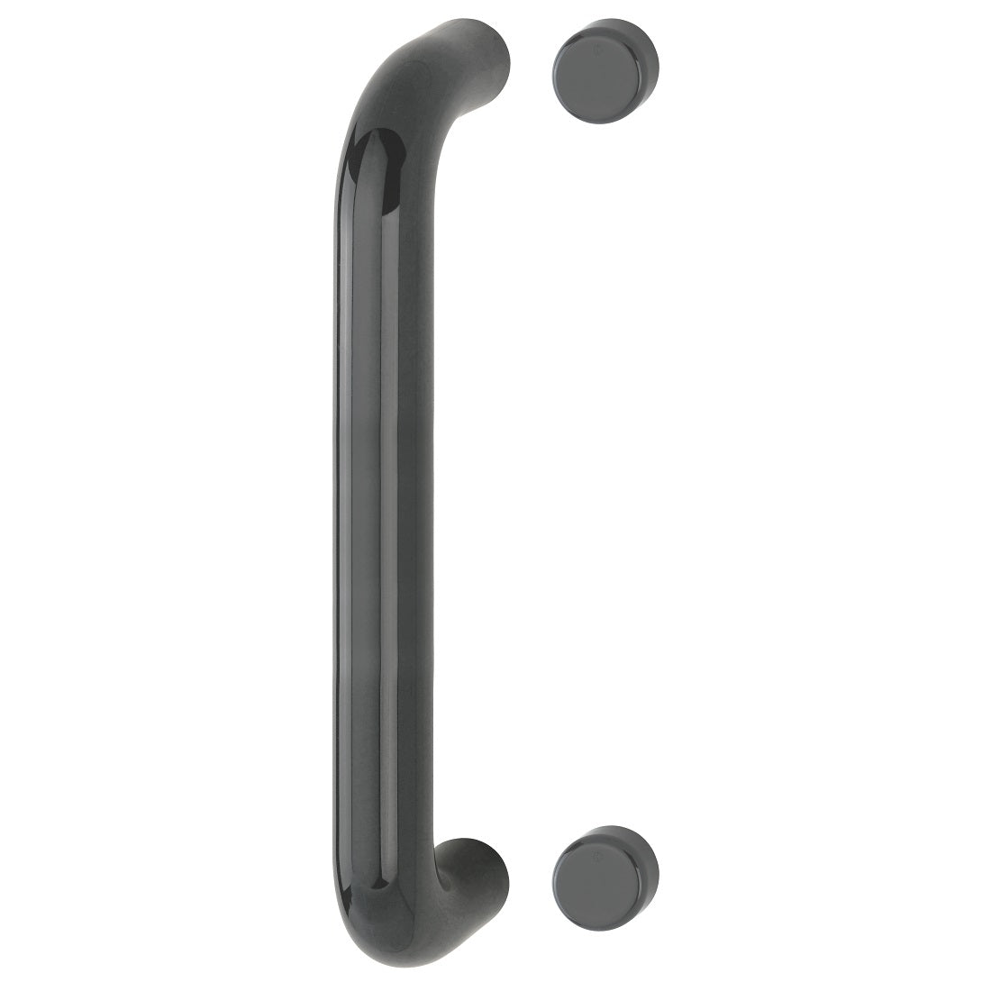 Hoppe 34mmØ Nylon 'D' Bolt Through Fixing Pull Handle 300mm - Anthraci