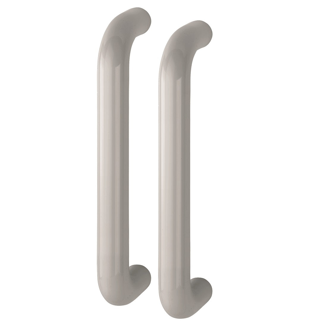 Hoppe 34mmØ Nylon 'D' Back To Back Fixing Pull Handle 300mm - Dove Gre