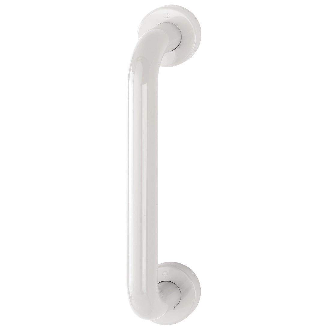 Hoppe 34mmØ Nylon 'D' Concealed Fixing Pull Handle 300mm - Diamond Whi