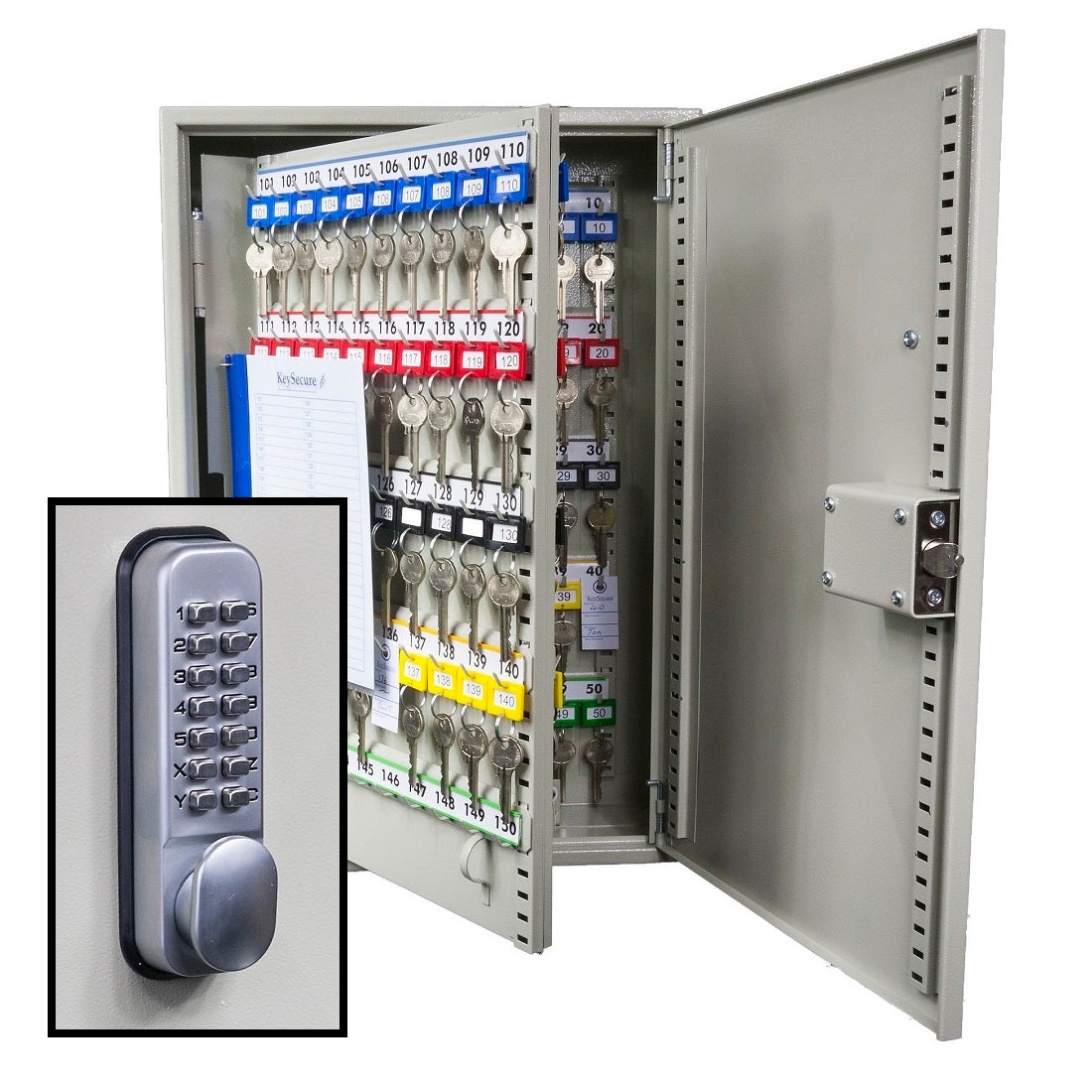 KeySecure Key Cabinet With Digital Lock - 150 Hook