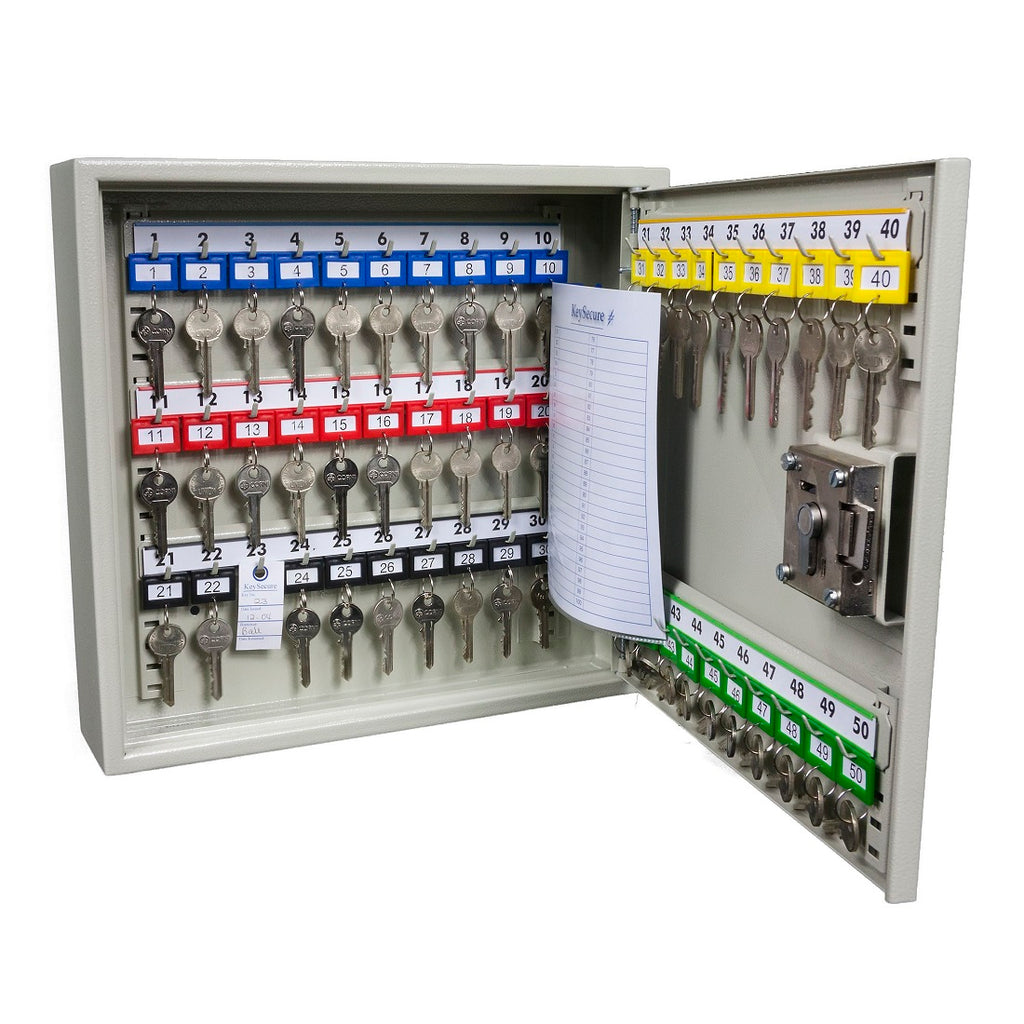 KeySecure Key Cabinet With Euro Cylinder Lock - 50 Hook