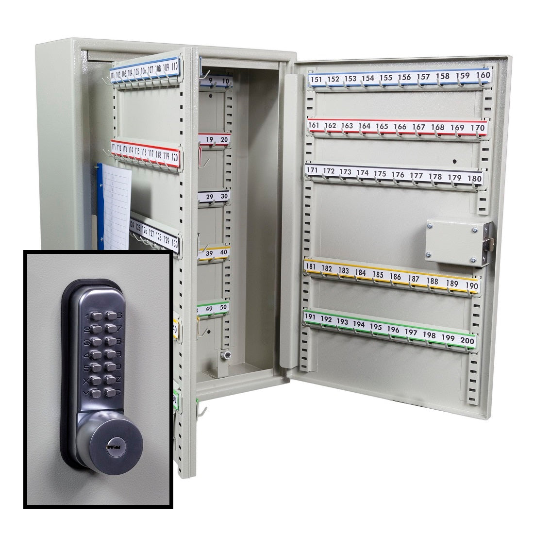 KeySecure Security Key Cabinet With Digital Lock With Key Override - 2