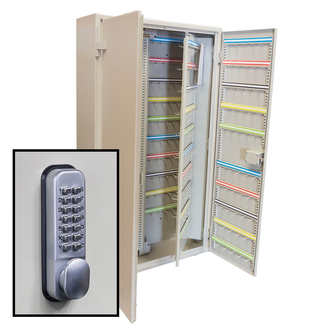 KeySecure Padlock Security Cabinet With Digital Lock - 400 Hook