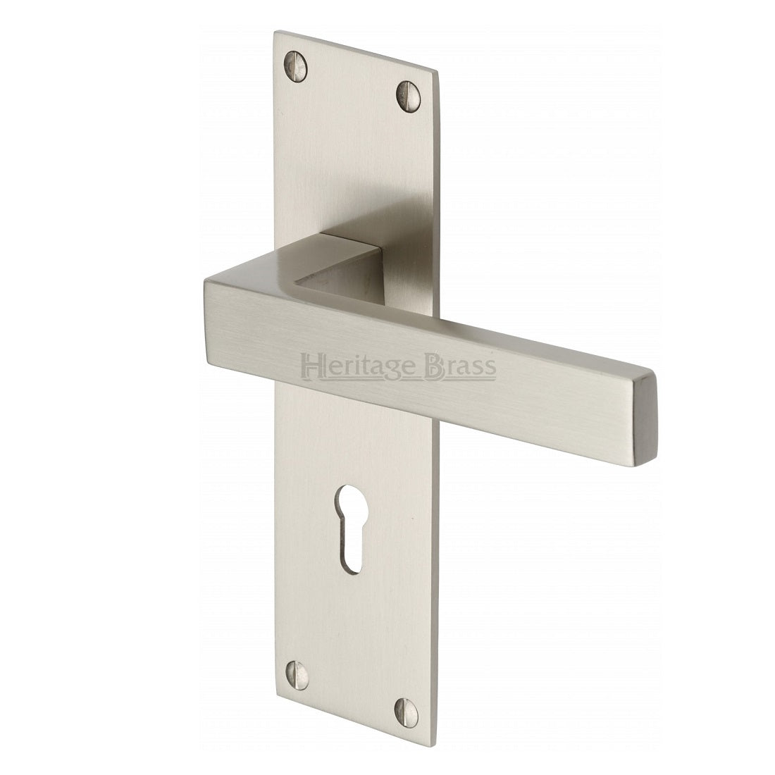 M.Marcus Metro Lock Handles - Satin Nickel