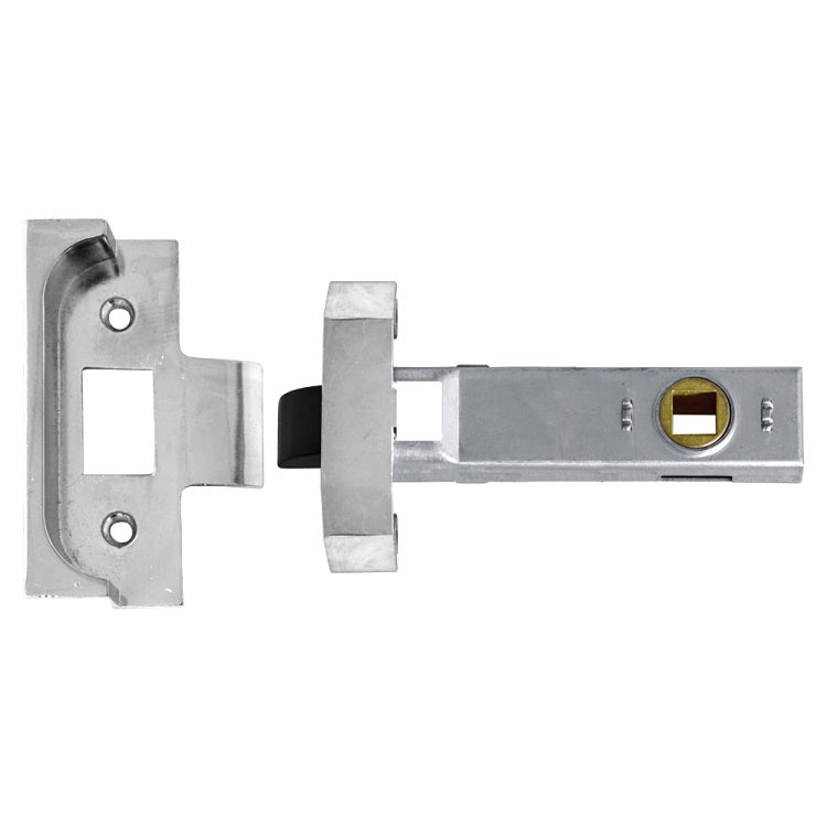Union 2650 Rebated Tubular Latch - 80mm (3") Case - 57mm Backset - Sil