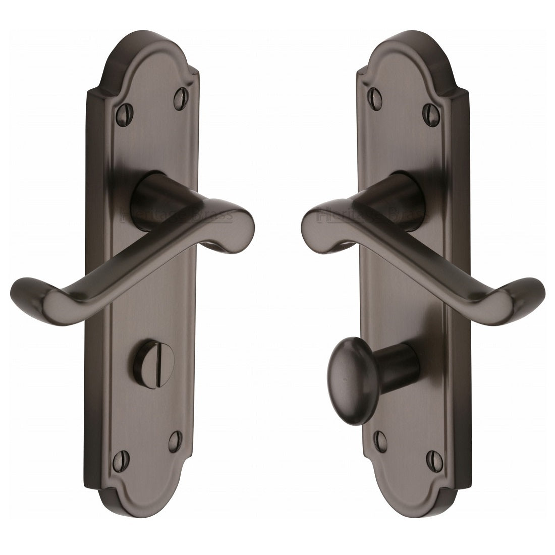M.Marcus Meridian Bathroom Handles - Matt Bronze