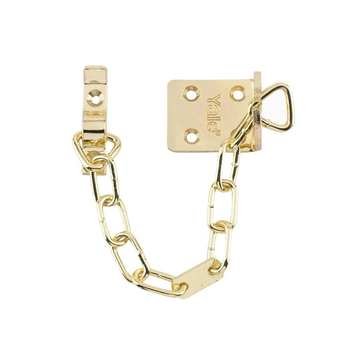 Yale WS6 High Security Door Chain - Polished Brass